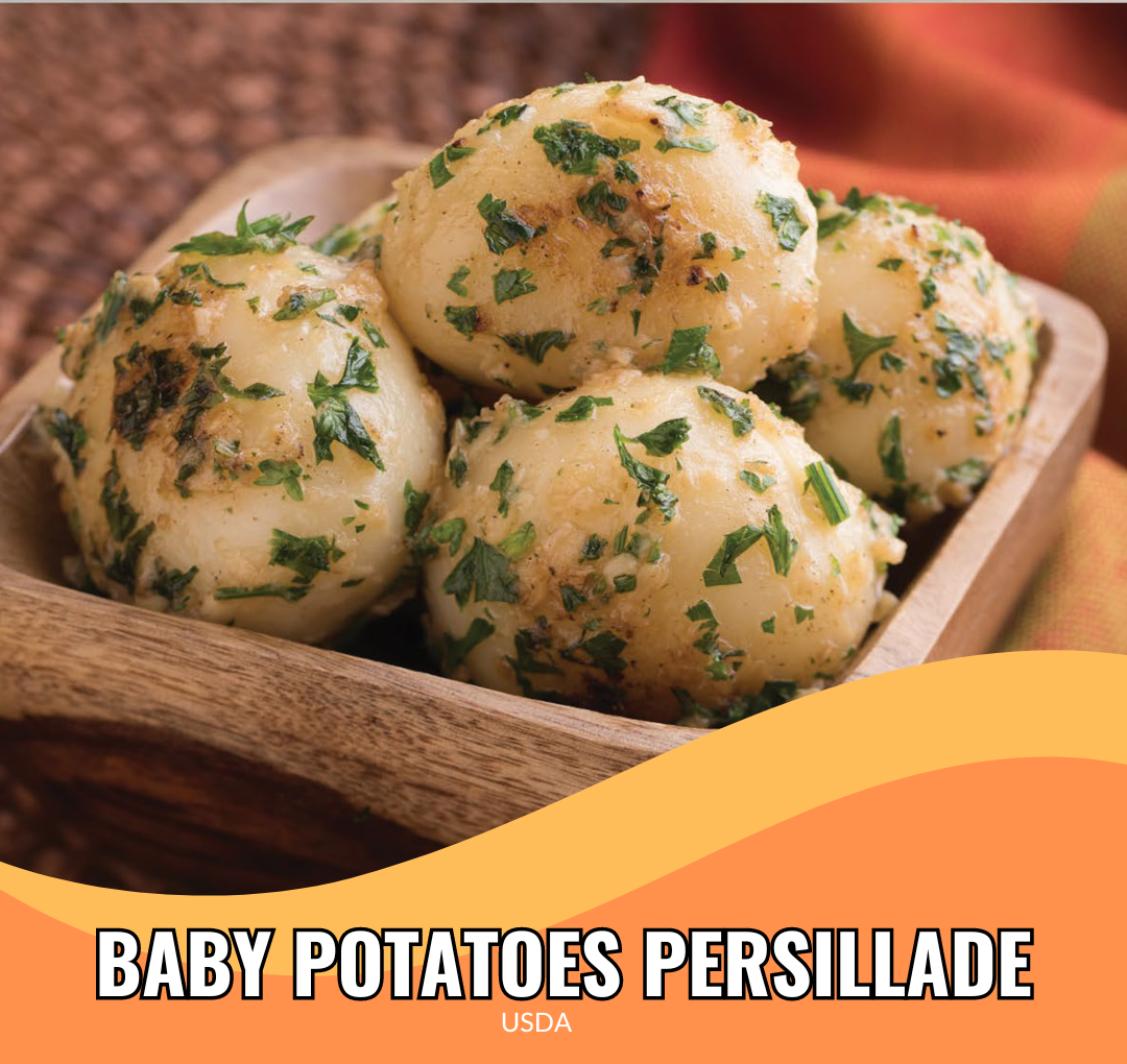Baby Potatoes Persillade - School Food Handler
